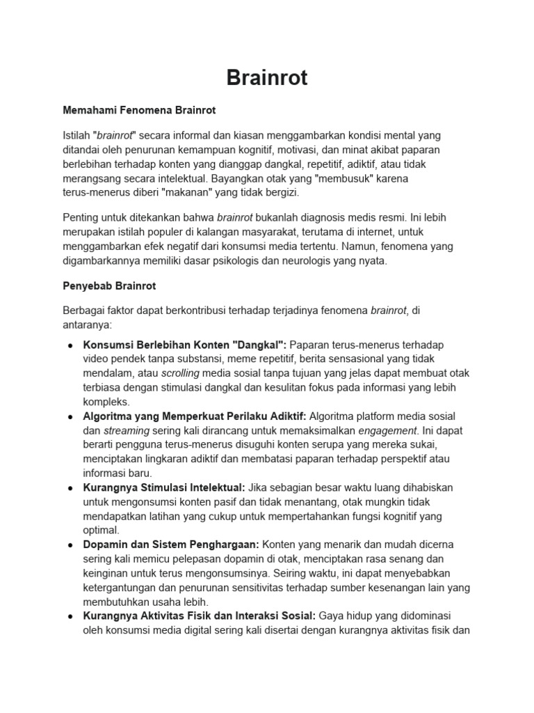 Brainrot | PDF