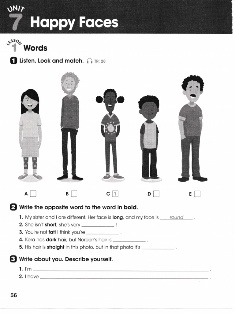 Look 3 Unit 7 Workbook Activities | PDF