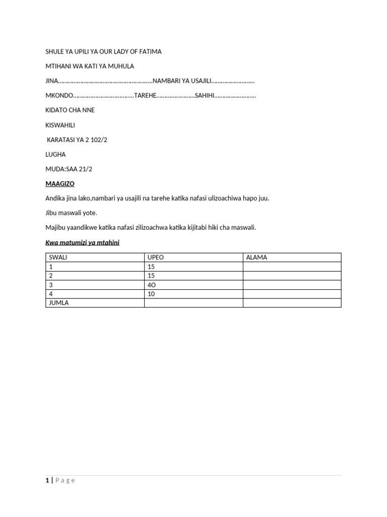 Kisw Form 4 | PDF