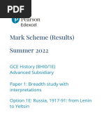 IB History Paper 2 Markbands Guide | PDF | Evaluation | Understanding
