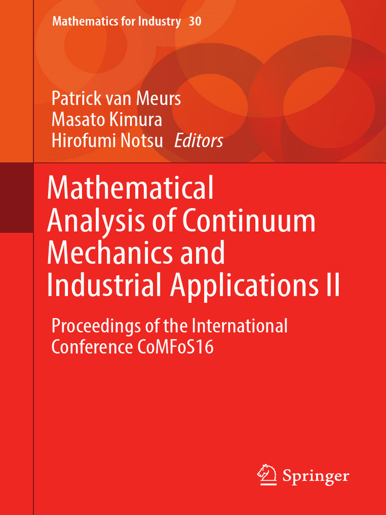 Mathematical analysis of continuum mechanics and industrial applications 2 | PDF | Finite ...