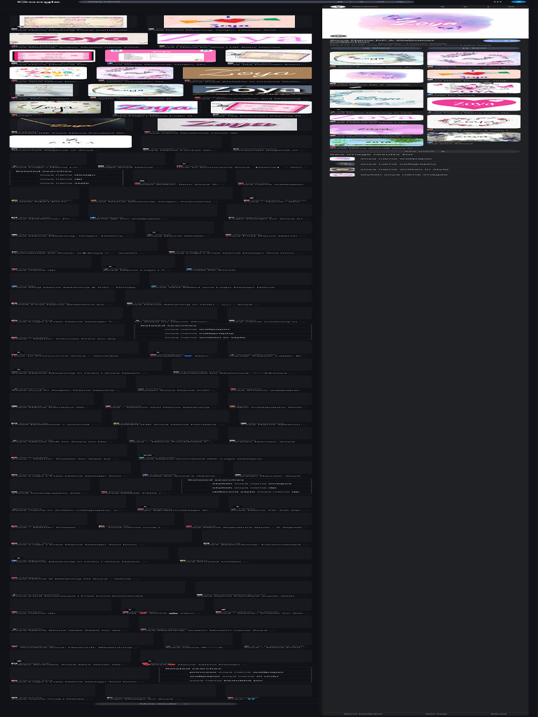 Zoya Name - Google Search | PDF