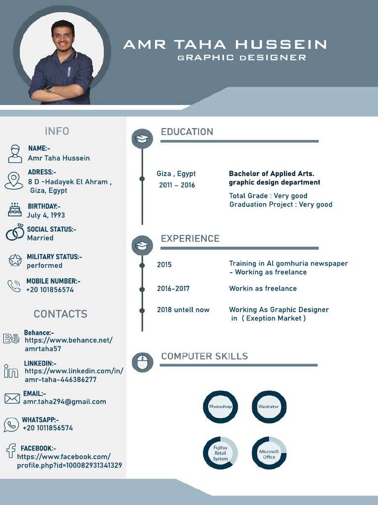 Amr Taha CV 2023 Graphic Designer.. | PDF