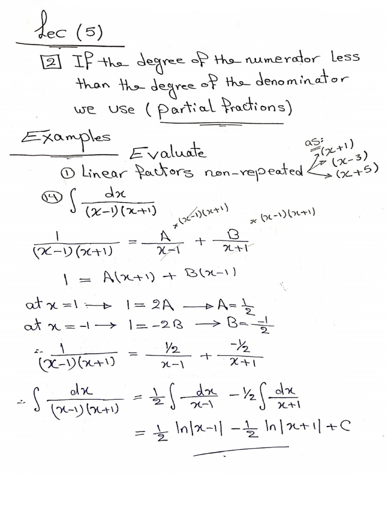 Lec (5) Calculus 2 | PDF