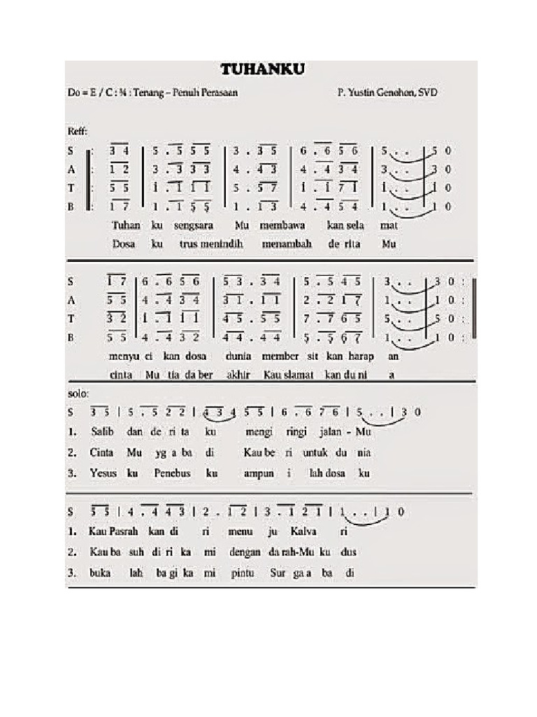 Tuhanku - Maklumat | PDF