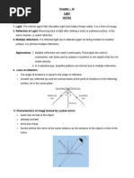 Class 8 Science Light Answer Key | PDF