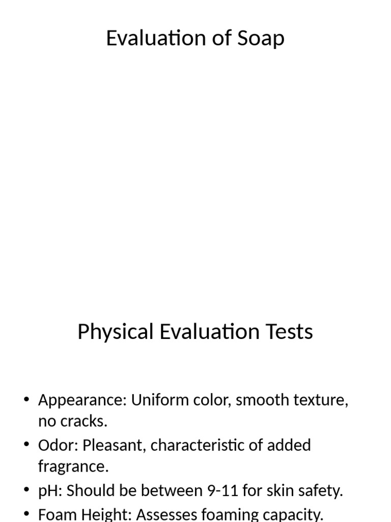 Evaluation of Soap Presentation | PDF