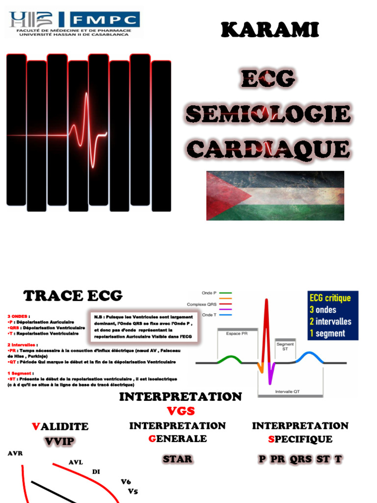 Interprétation de l'ECG Cardiaque | PDF | Électrocardiographie ...
