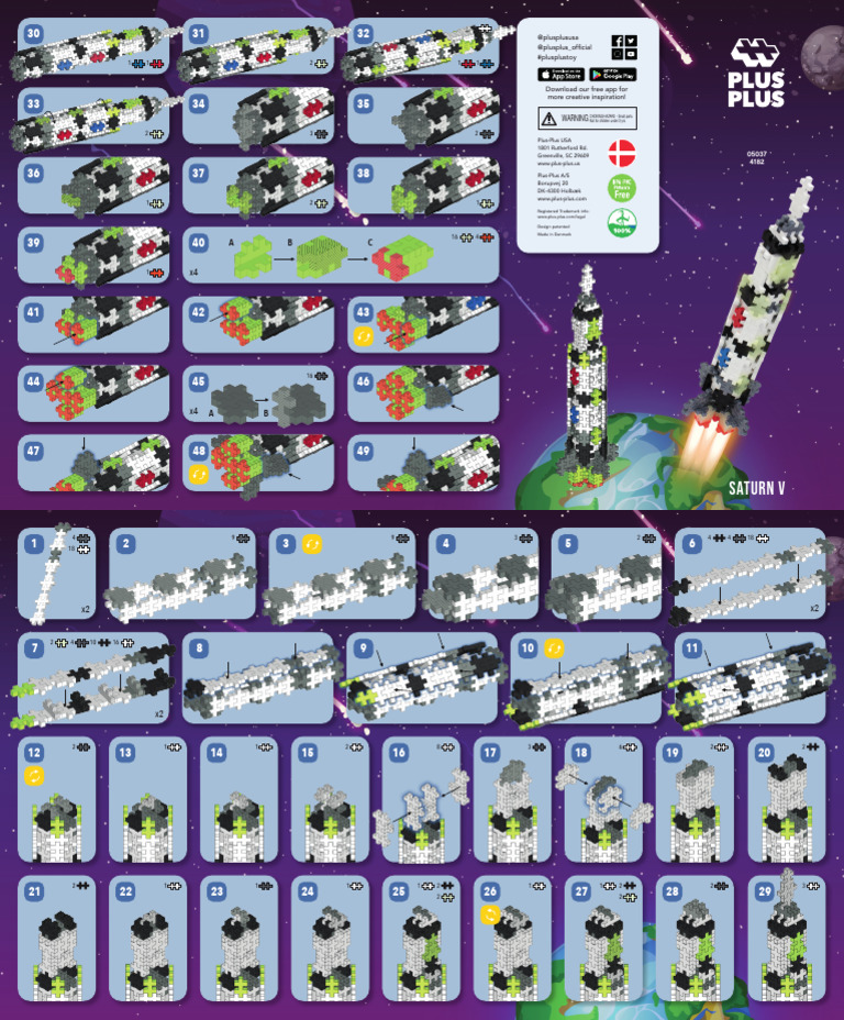 Saturn_V_Rocket-Flyer-Plus Plus | PDF