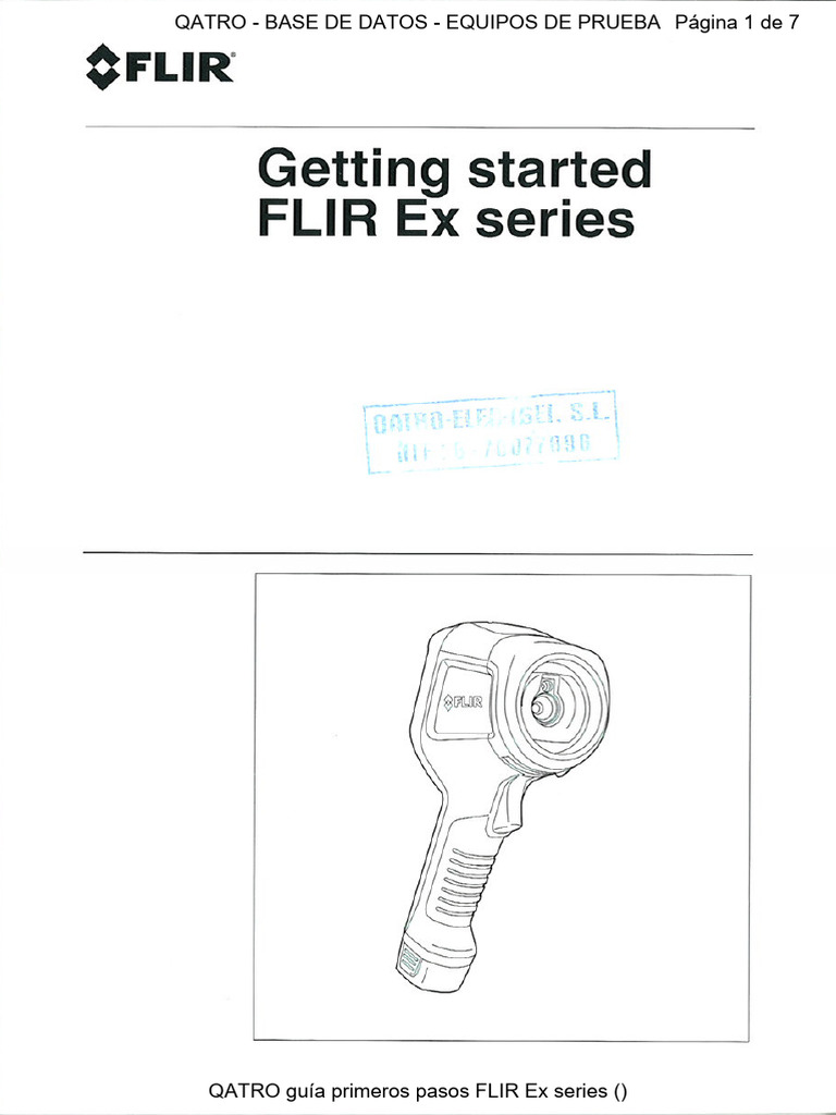 Guía Primeros Pasos FLIR Ex Series | PDF