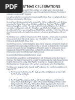 Paragraph On Christmas 4 (250 Words) | PDF | Christmas Tree | Christmas