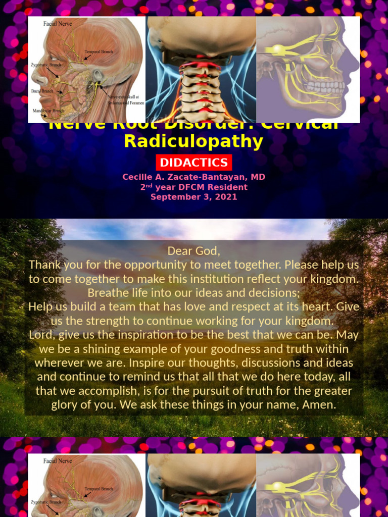 Cervical Radiculopathy | PDF | Nervous System | Medical Specialties