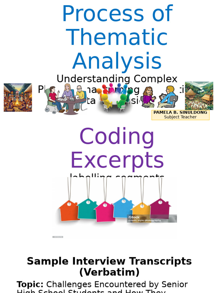 Topic 9 Manual Process of Thematic Analysis | PDF | Social Psychology ...