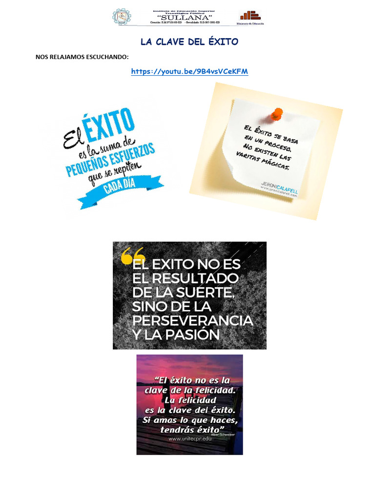 La Clave Del Éxito | PDF