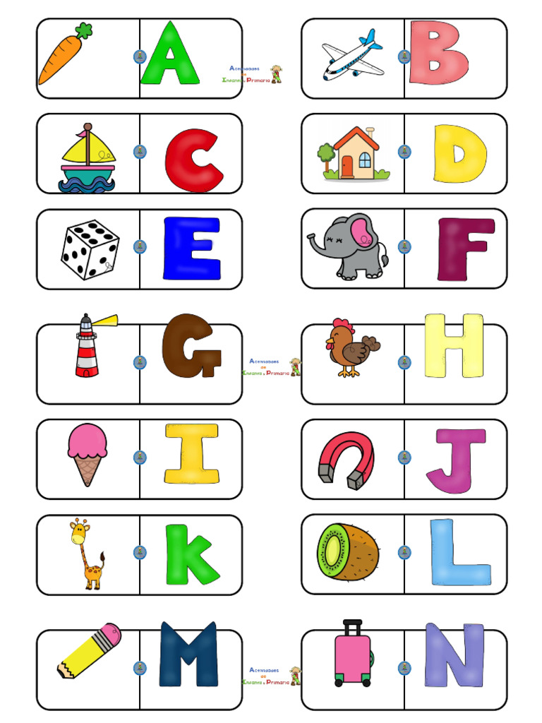 Domino Abecedario | PDF