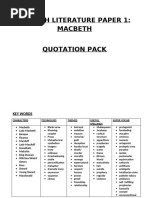 Macbeth Act 2 Quotes | PDF