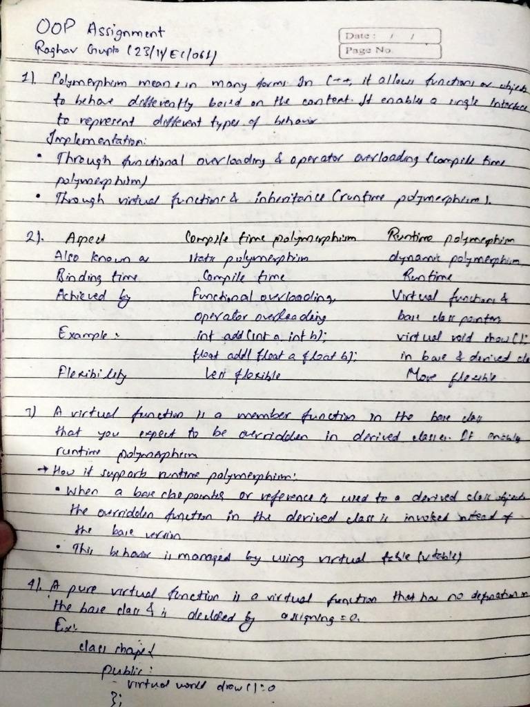 Oop Assignment | PDF