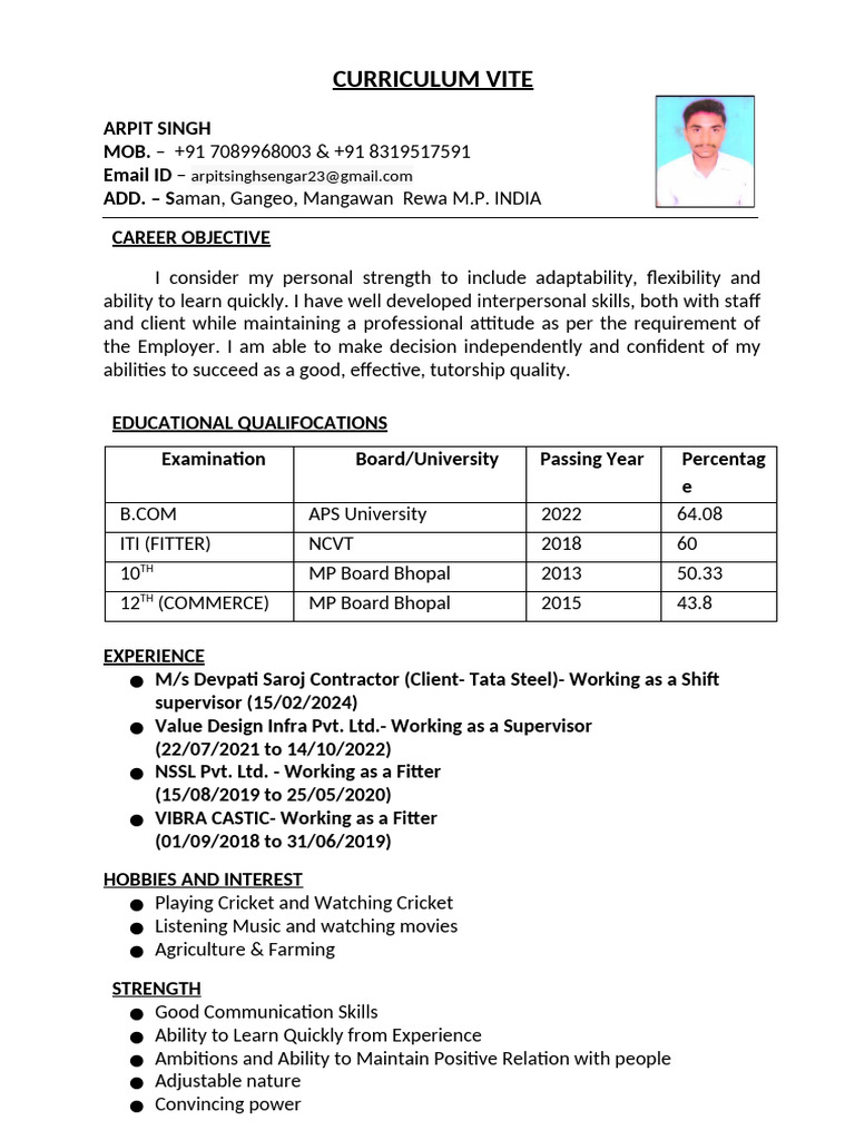 Arpit Resume New DeC24 | PDF