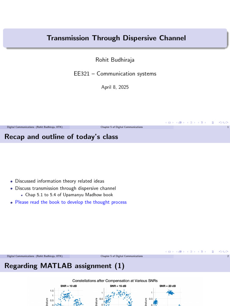 Lec7 Isi Print | PDF | Hertz | Normal Distribution