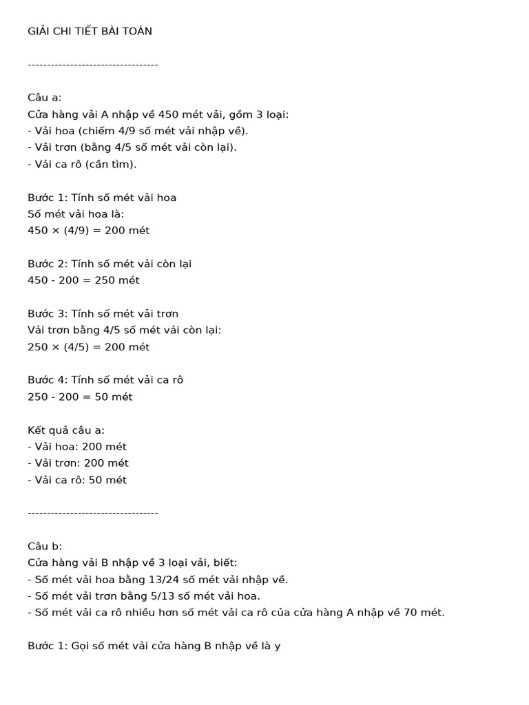 Giai Bai Toan Lop6 Updated | PDF