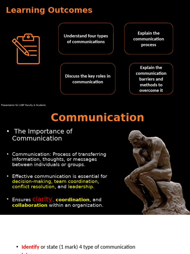 Chapter 3 - Communication UPLOAD | PDF | Communication | Information