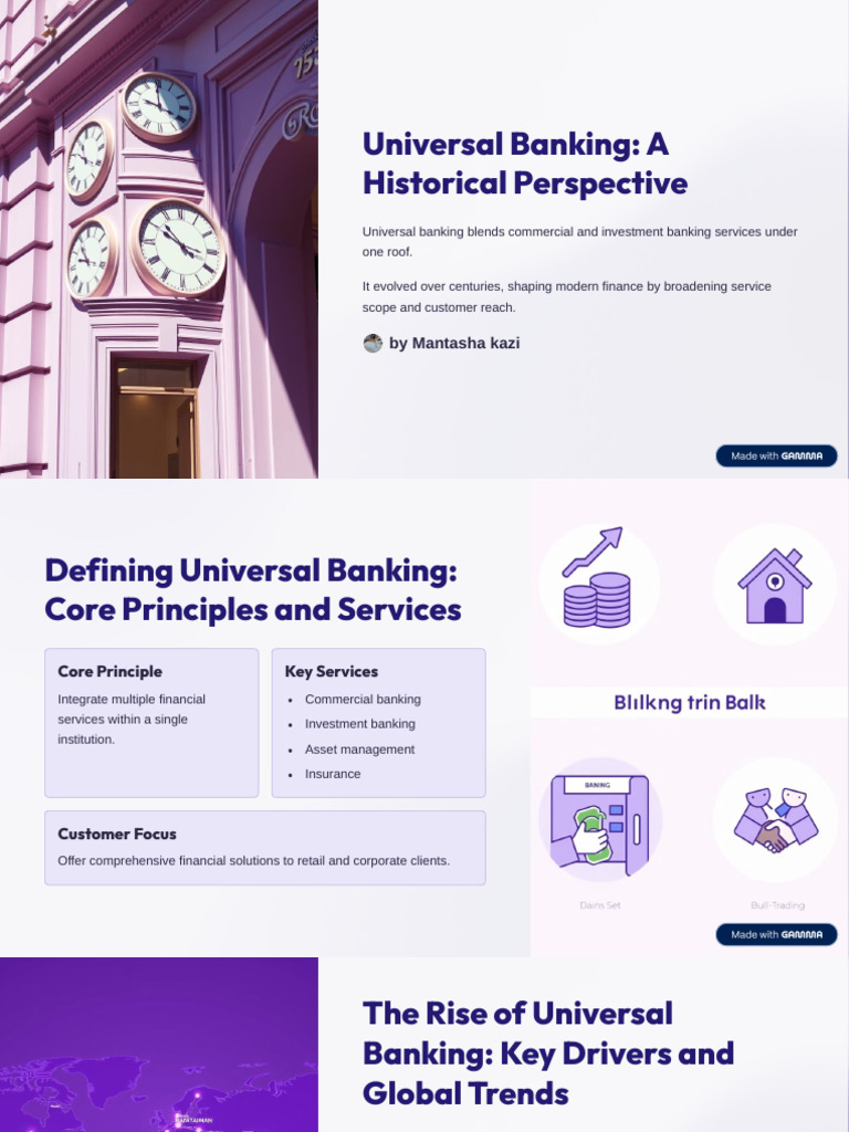 Universal Banking A Historical Perspective | PDF | Banks | Investment ...