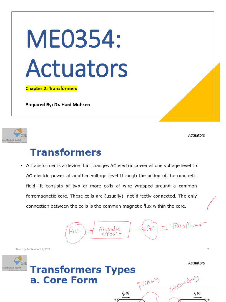 Chapter 2-Transformers Compress | PDF | Transformer | Inductance