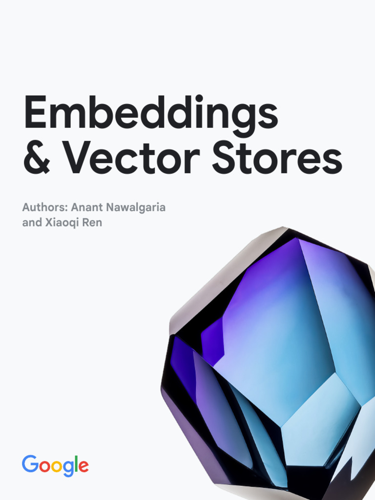 Whitepaper - Embeddings & Vector Stores | PDF | Glove | Applied Mathematics