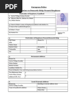 Gurugram Police Tenant Verification Form | PDF | Identity Document ...