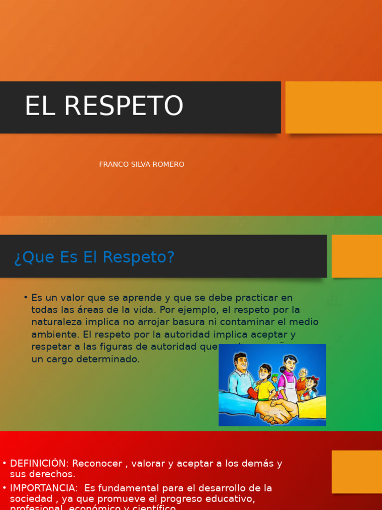 Importancia y Definición del Respeto | PDF