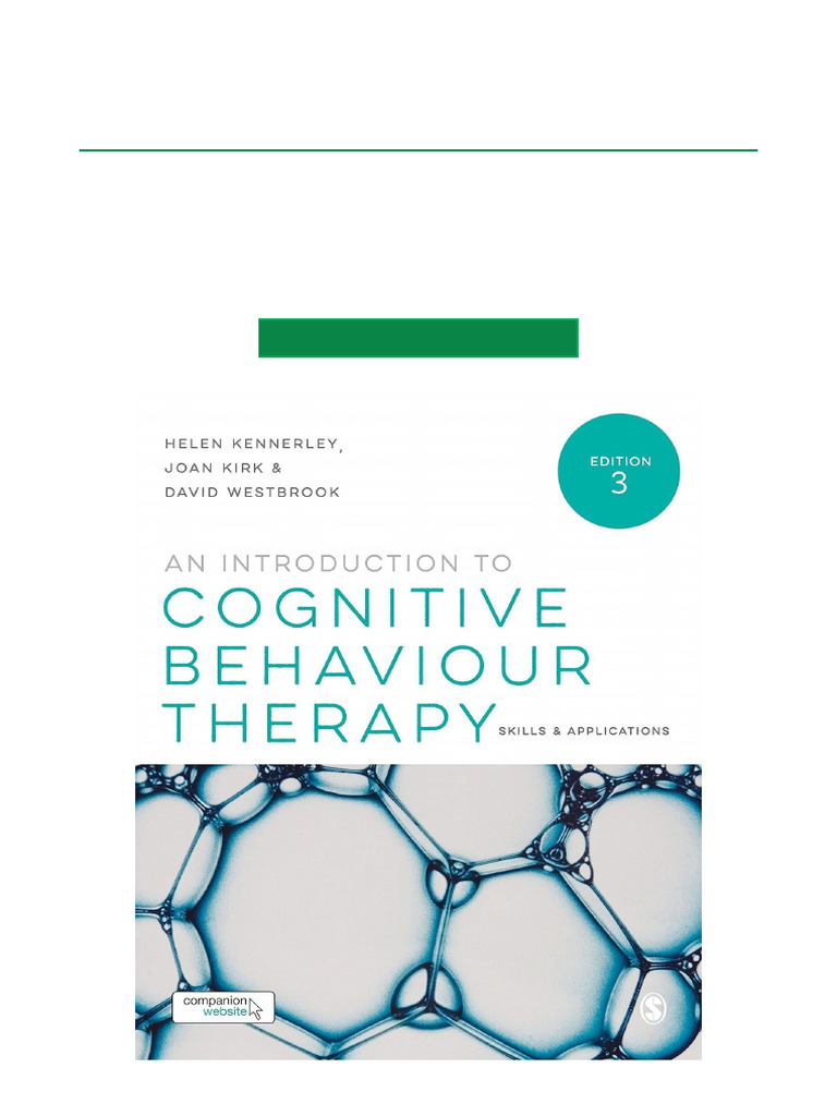 CBT: Skills and Applications Overview | PDF | Cognitive Behavioral ...