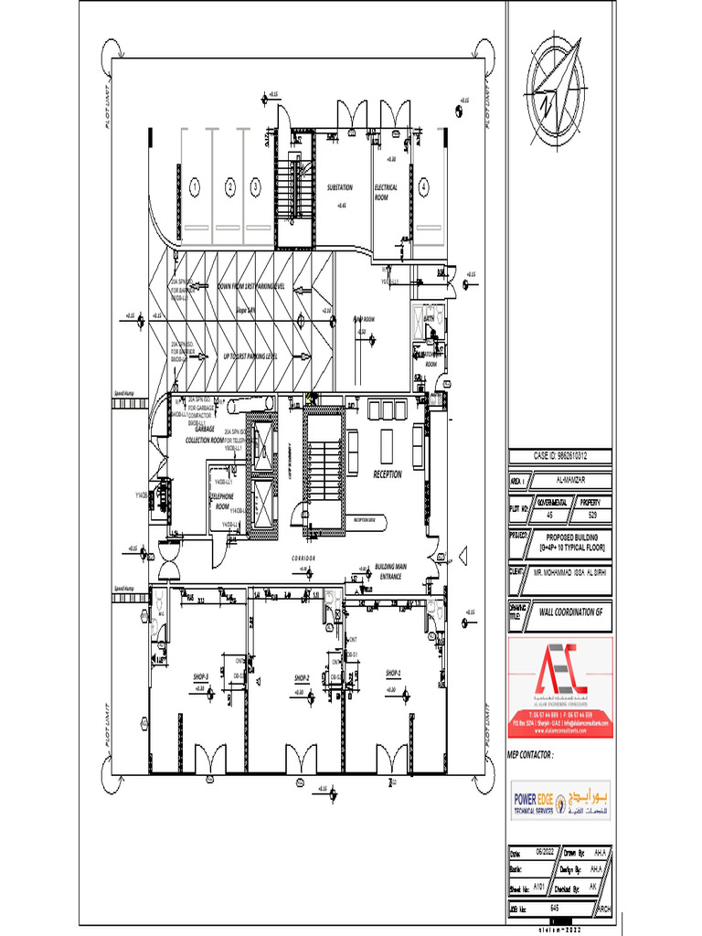 Mep Wall Coordination GF | PDF
