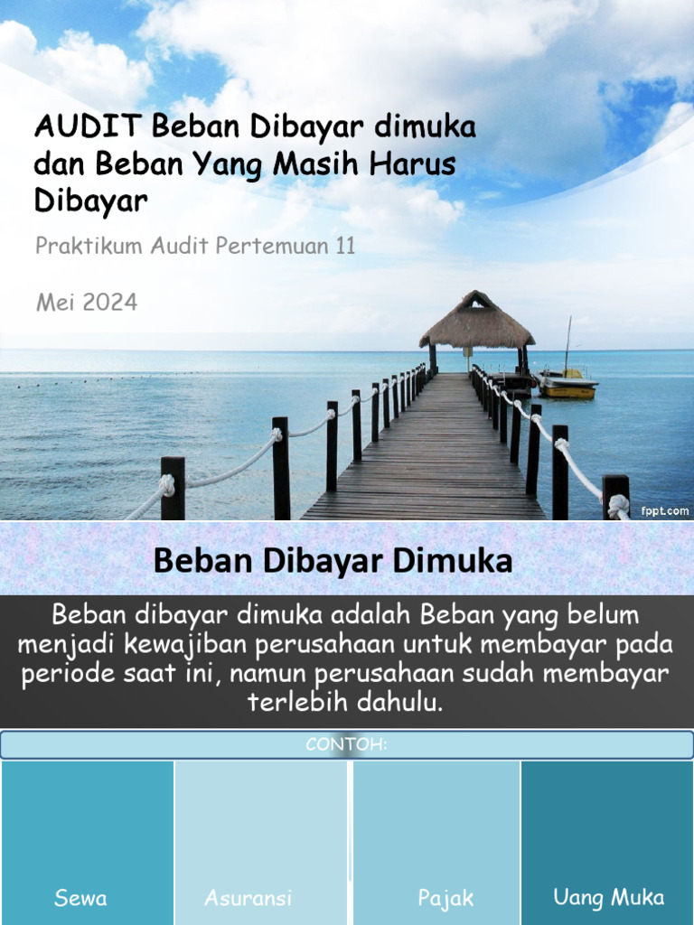 Audit Beban Dibayar dan Masih Harus Dibayar | PDF