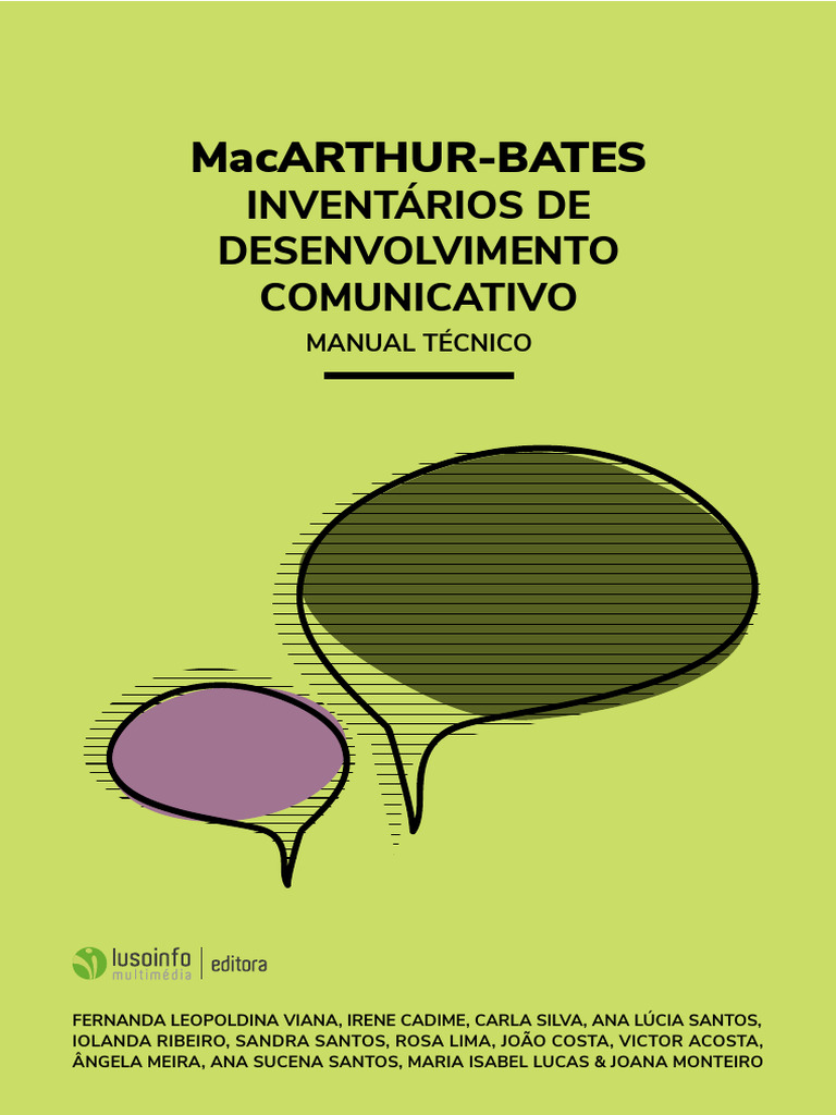 MacArthurBates Manual CDI | PDF | Pronome | Linguística