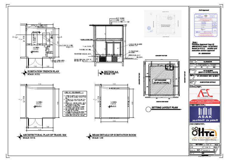 Substation Layout (9) - Model APPROVAL | PDF
