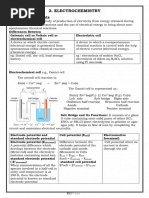 Class 12 Chem - Electrochemistry | PDF | Electrochemistry | Redox