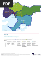 Metropolitan Melbourne Regions Map | PDF | Melbourne