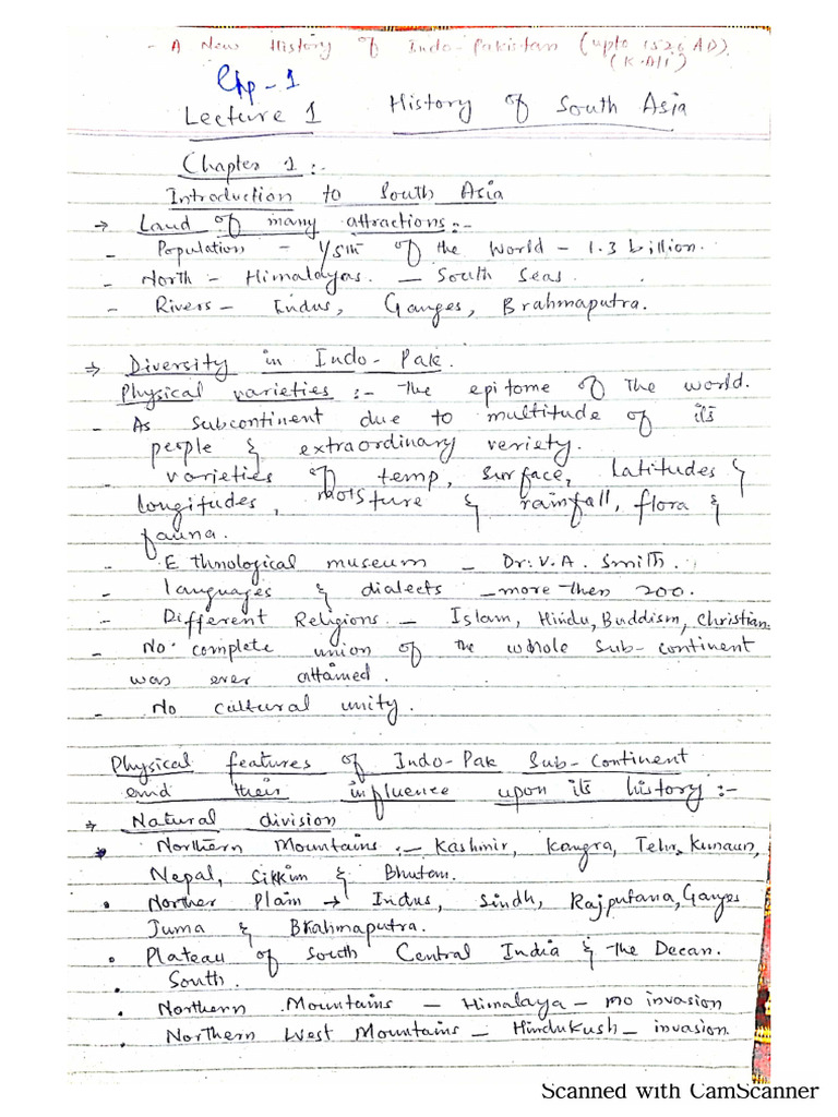 History of South Asia (Sir Hadi) | PDF