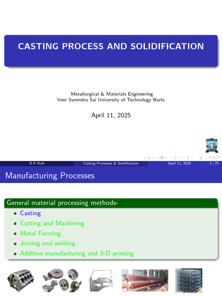 Casting Process and Solidification | PDF | Casting | Nucleation