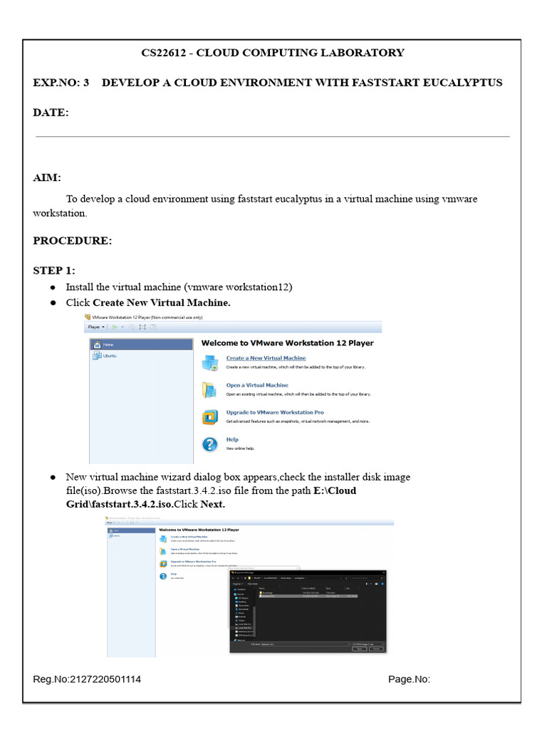 Cloud Computing Exercise 3 Pdf Virtual Machine Computer File