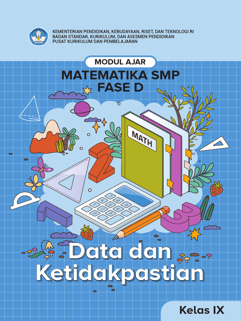 Modul Ajar Matematika - Data Dan Ketidakpastian - Fase D - MPWG159mpY | PDF