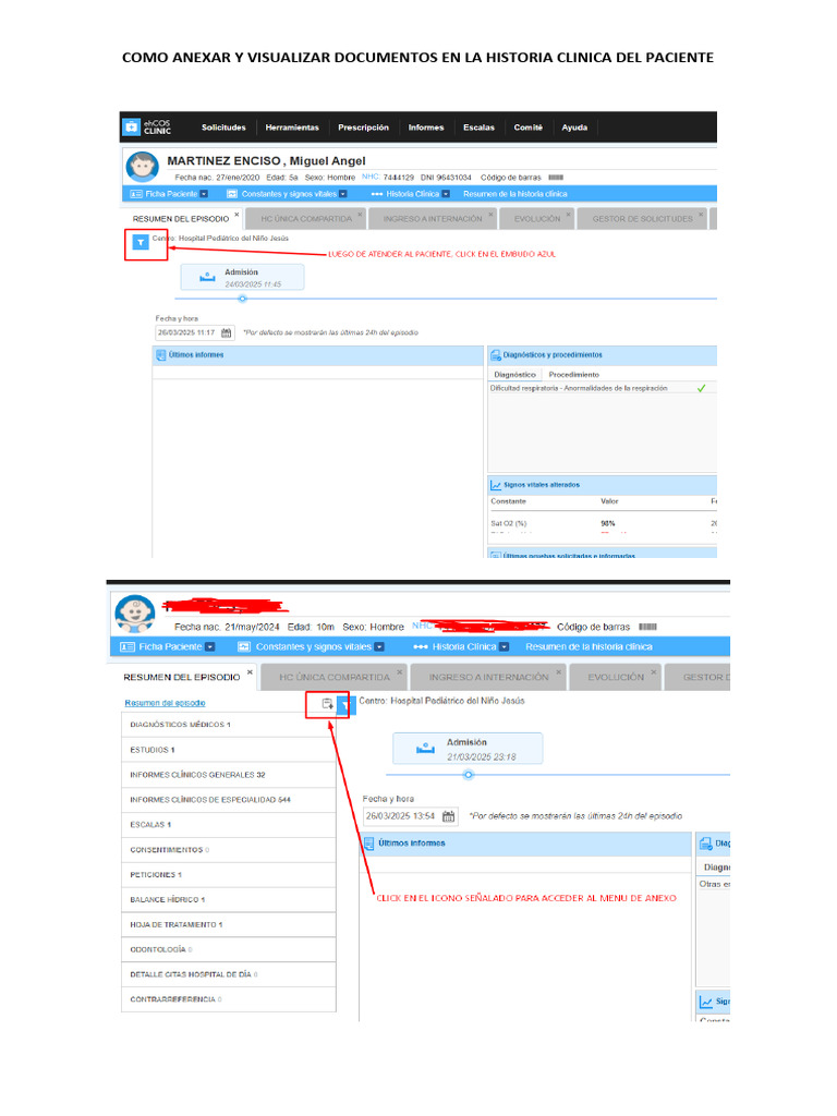 Como Anexar y Visualizar Documentos en La Historia Clinica Del Paciente ...