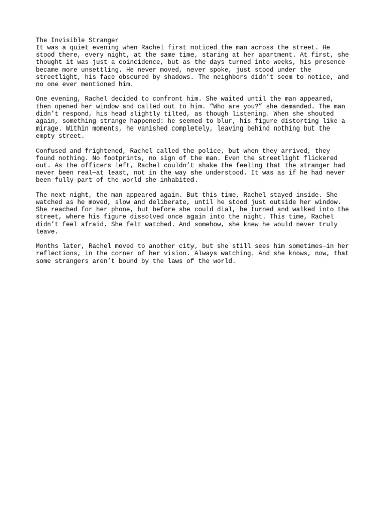 Stranger | PDF