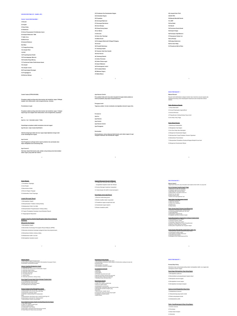 Koleksi Esei Pam (Set 1-64) - 1 | PDF