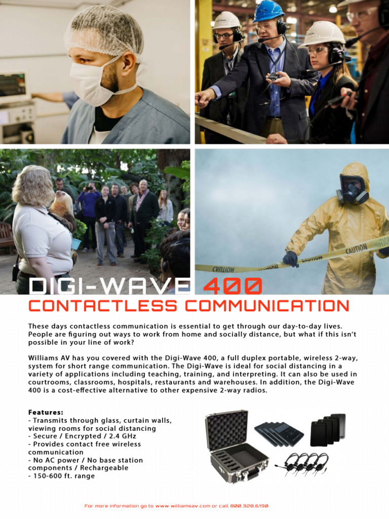 DigiWave Contactless Communication Flyer | PDF