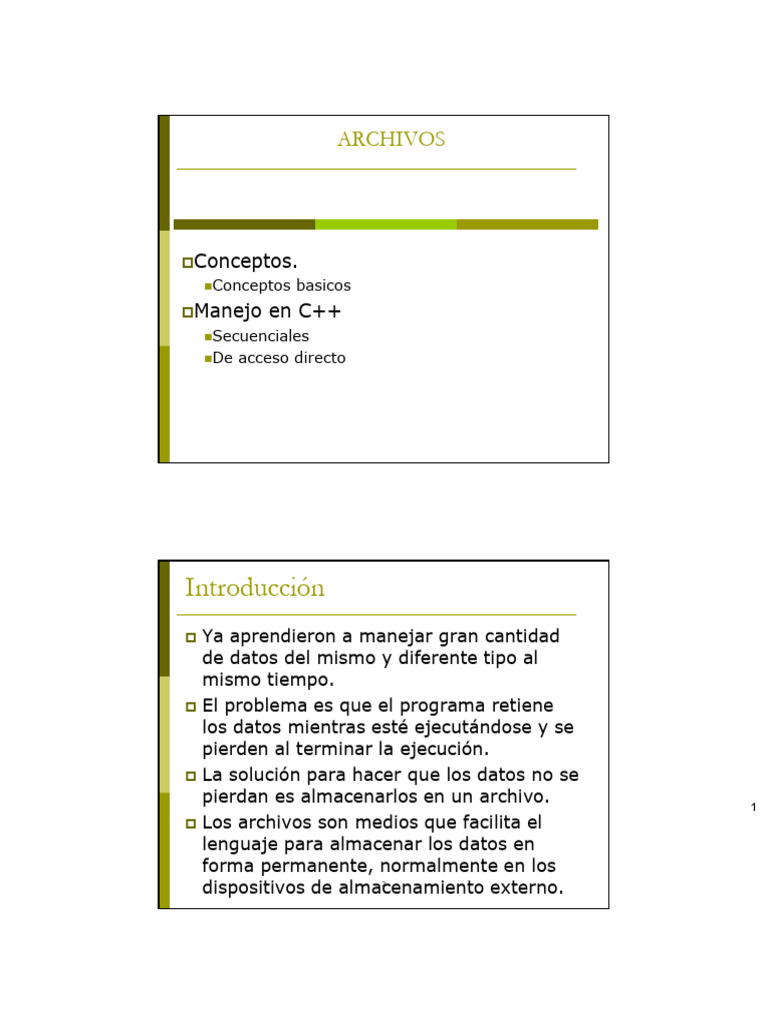 2 Archivos | PDF | C ++ | Archivo de computadora