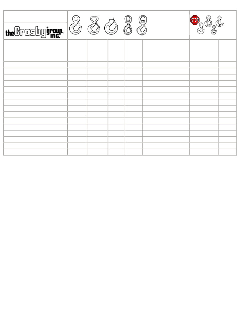 Hook Inspection Report | PDF