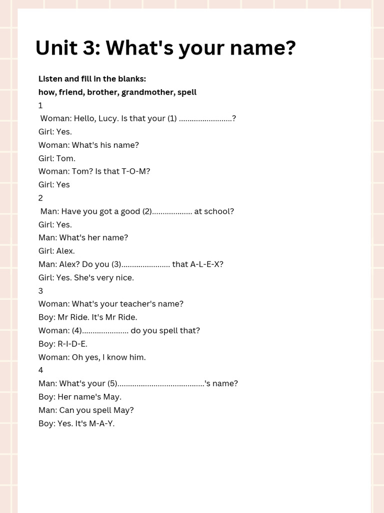 Unit 3 - Scripts | PDF