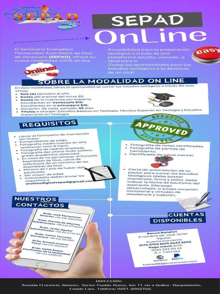 Modalidad Online del SEPAD | PDF | Movimientos teológicos cristianos ...