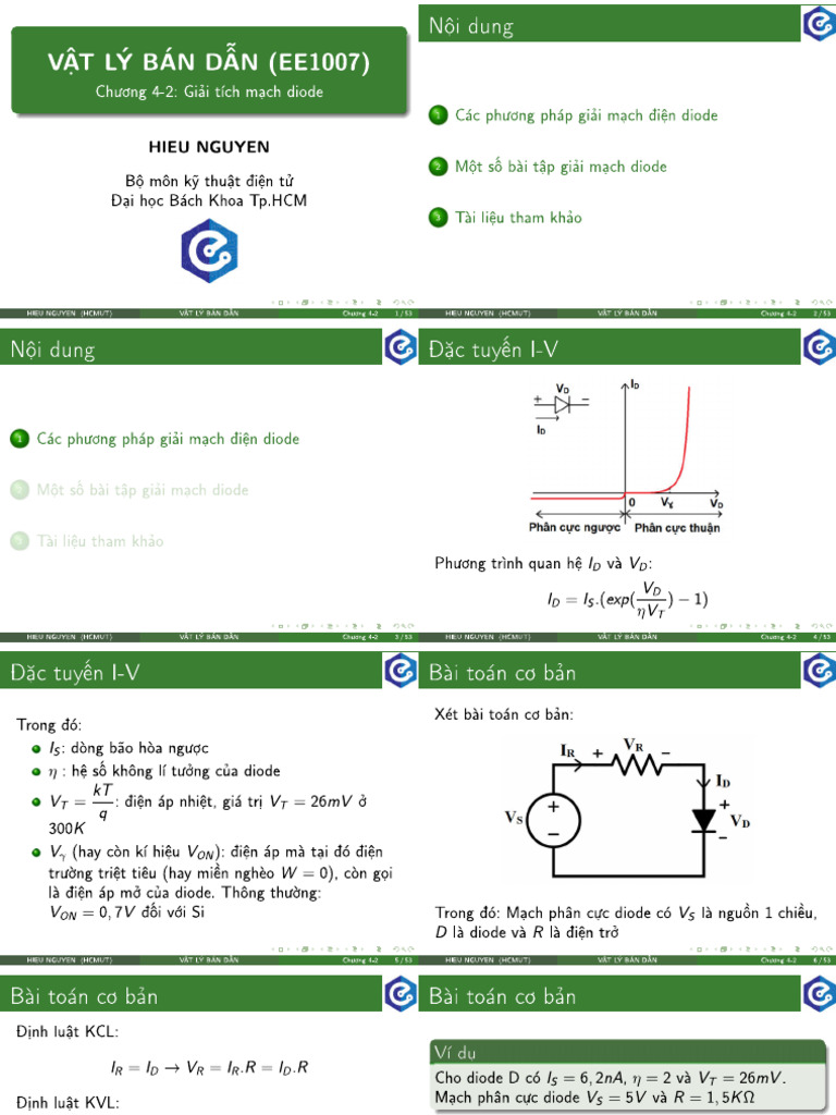 Chapter4 2 Giai Tich Mach Diode v3 in | PDF